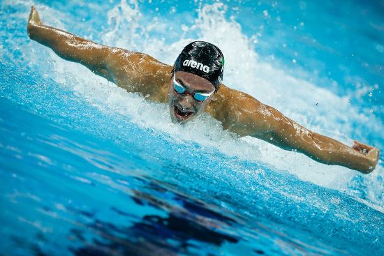 Piero Codia Italy Competes Mens Butterfly Editorial Stock Photo - Stock ...