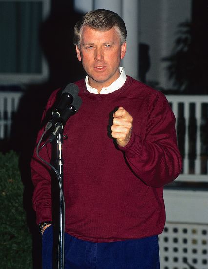 Vicepresident James Danforth Dan Quayle United Editorial Stock Photo ...