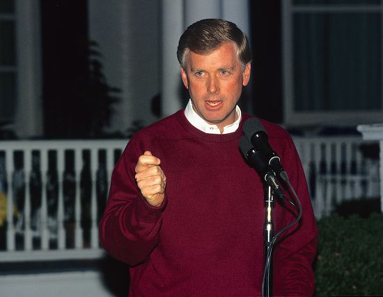 Vicepresident James Danforth Dan Quayle United Editorial Stock Photo ...