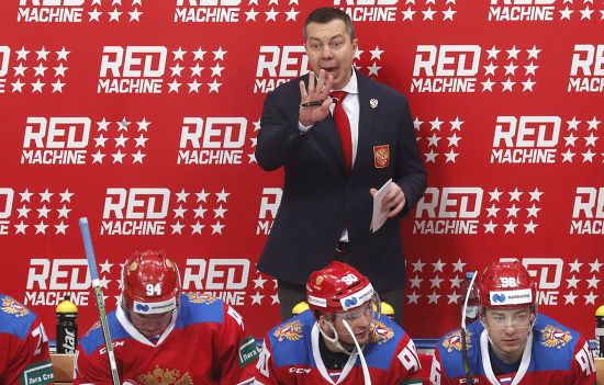 Russias Head Coach Ilya Vorobyov C Editorial Stock Photo - Stock Image ...
