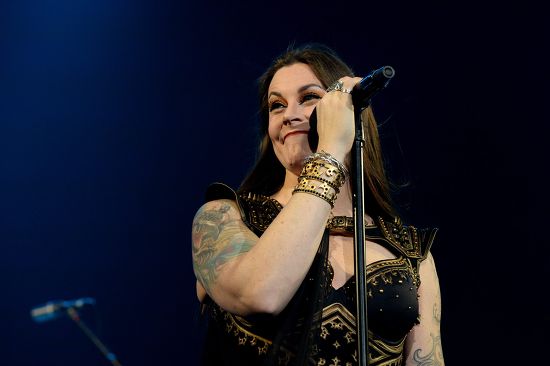 Lead Singer Floor Jansen Finnish Symphonic Editorial Stock Photo ...