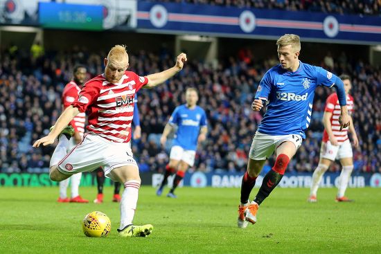 Hamilton Accademical Defender Ziggy Gordon 4 Editorial Stock Photo ...