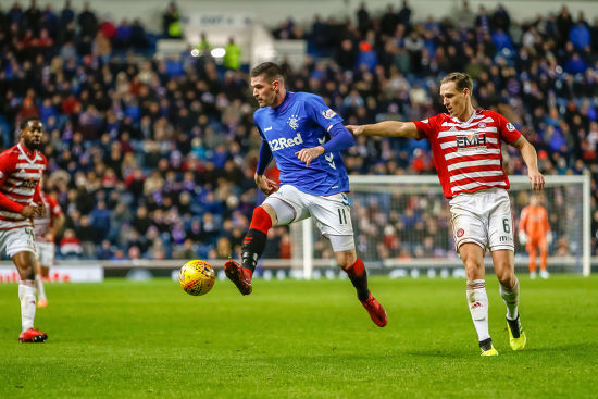 Kyle Lafferty Rangers Controls Ball Going Editorial Stock Photo - Stock ...