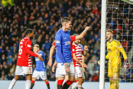 Kyle Lafferty Rangers Sees His Effort Editorial Stock Photo - Stock ...
