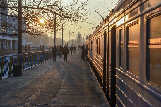 Train Taking Workers Chernobyl Nuclear Power Editorial Stock Photo ...