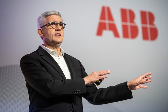 Ulrich Spiesshofer Ceo Abb Speaks During Editorial Stock Photo - Stock ...