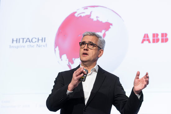 Ulrich Spiesshofer Ceo Abb Speaks During Editorial Stock Photo - Stock ...