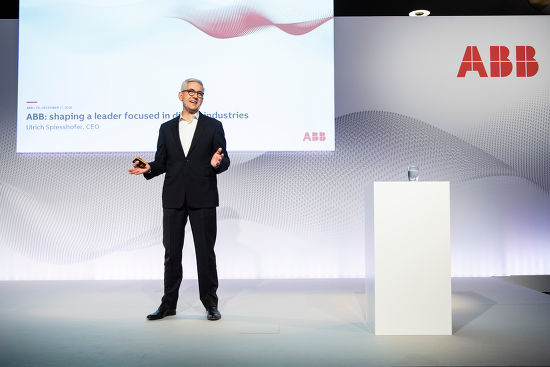 Ulrich Spiesshofer Ceo Abb Speaks During Editorial Stock Photo - Stock ...