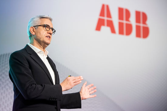 Ulrich Spiesshofer Ceo Abb Speaks During Editorial Stock Photo - Stock ...