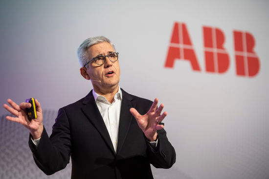 Ulrich Spiesshofer Ceo Abb Speaks During Editorial Stock Photo - Stock ...