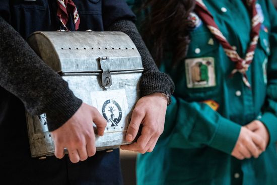 Boy Delegation Community Action Rings German Editorial Stock Photo ...