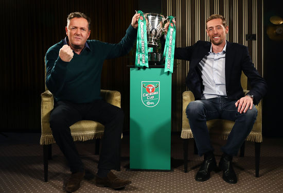 Piers Morgan Peter Crouch Will Make Editorial Stock Photo - Stock Image ...