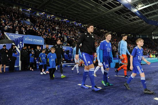Teams Walk Out Onto Pitch Editorial Stock Photo - Stock Image ...