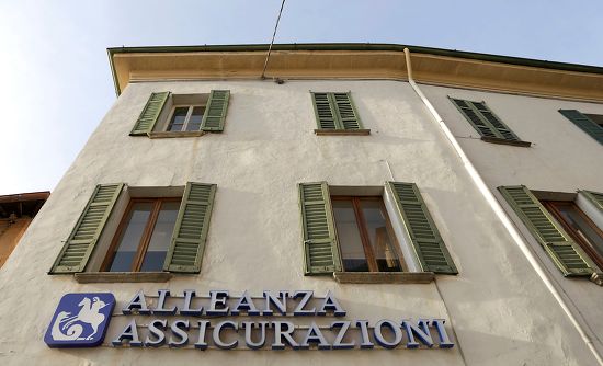 View Logo Italian Insurance Company Alleanza Editorial Stock Photo ...