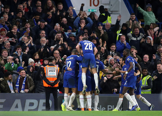 Chelsea Players Congratulate Eden Hazard After Editorial Stock Photo ...