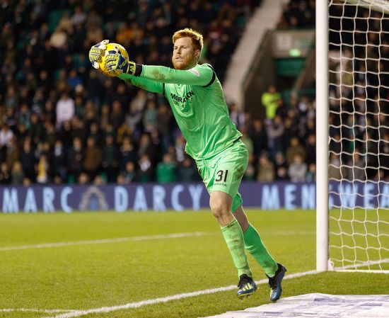 Hibernian Substitute Goalkeeper Adam Bogdan Editorial Stock Photo ...