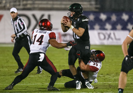 Ohio Bobcats Quarterback Nathan Rourke 12 Editorial Stock Photo - Stock ...