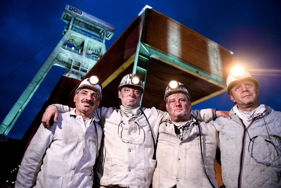 Miners Pose Front Winding Tower After Editorial Stock Photo - Stock ...