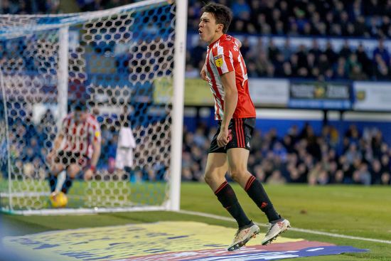 Luke Onien Sunderland Celebrates After Scoring Editorial Stock Photo ...