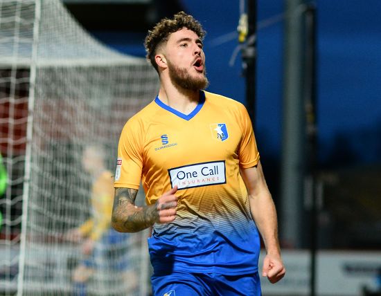 Ryan Sweeney Mansfield Town Celebrating His Editorial Stock Photo ...