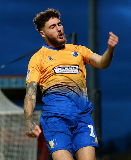 Ryan Sweeney Mansfield Town Celebrating His Editorial Stock Photo ...