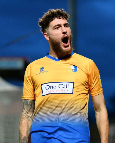 Ryan Sweeney Mansfield Town Celebrating His Editorial Stock Photo ...