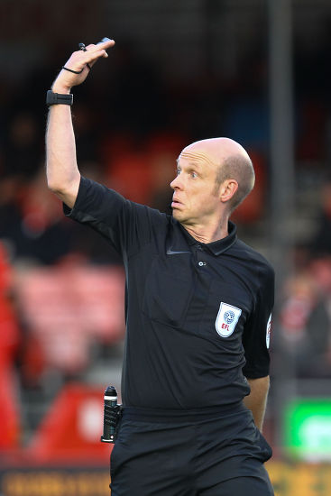 Referee Nicholas Kinseley During Crawley Town Editorial Stock Photo ...