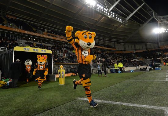 Hull City Mascot Roary Tiger Arrives Editorial Stock Photo - Stock ...