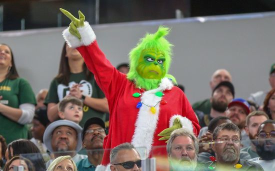 Fan Grinch Custome Stands During Uil Editorial Stock Photo - Stock ...