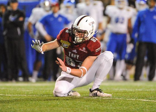 Troy Wide Receiver Luke Whittemore 83 Editorial Stock Photo - Stock ...
