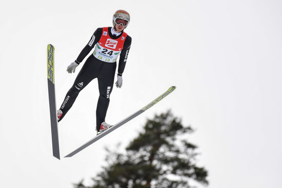 Tim Hug Switzerland Soars Through Air Editorial Stock Photo - Stock ...