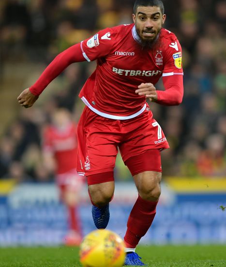 Lewis Grabban Nottingham Forest Editorial Stock Photo - Stock Image ...