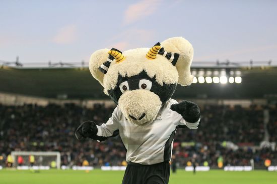 Ewie Derby Mascot Dances On Pitch Editorial Stock Photo - Stock Image ...