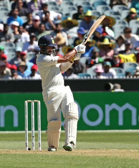 Cheteshwar Pujara India Bats On Day Editorial Stock Photo - Stock Image ...