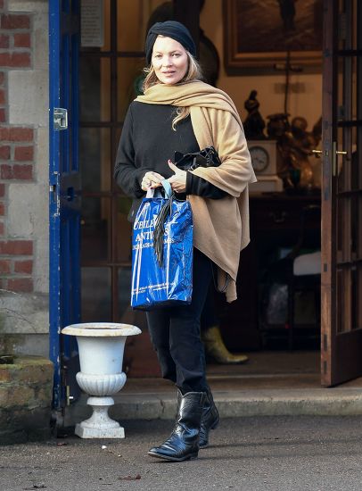Smiling Kate Moss Picks Some Last Editorial Stock Photo - Stock Image ...