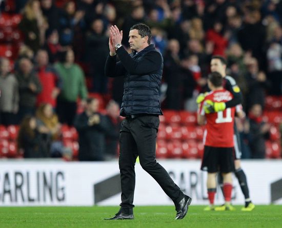 Jack Ross Manager Sunderland Applauds Fans Editorial Stock Photo ...