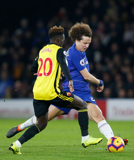 David Luiz Chelsea Hurls Himself Into Editorial Stock Photo - Stock ...