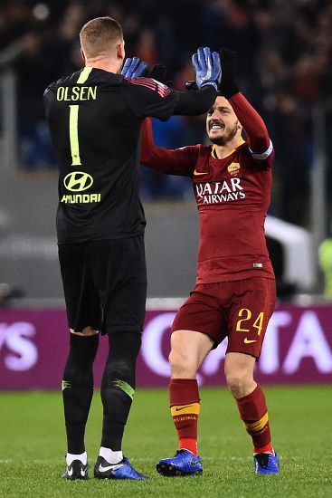 Robin Olsen Alessandro Florenzi Editorial Stock Photo - Stock Image ...