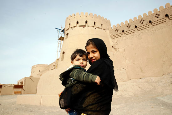 Local Iranian Girl Bam Holds Her Editorial Stock Photo - Stock Image ...