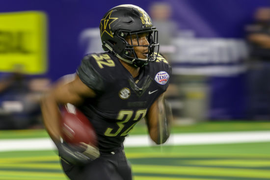 Vanderbilt Commodores Running Back Jamauri Wakefield Editorial Stock ...