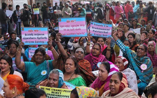 Indian Members Transgender Community Transgender Rights Editorial Stock ...