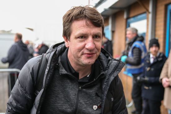 Daniel Stendel Manager Barnsley Arrives Turf Editorial Stock Photo ...