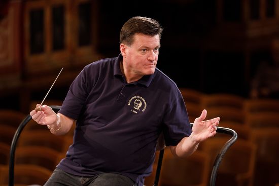 German Conductor Christian Thielemann Performs During Editorial Stock ...