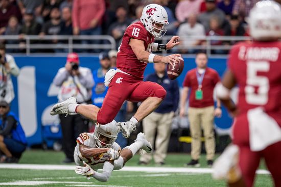 Washington State Cougars Quarterback Gardner Minshew Editorial Stock ...