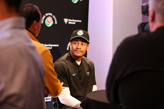 Washington Jojo Mcintosh During Rose Bowl Editorial Stock Photo - Stock ...