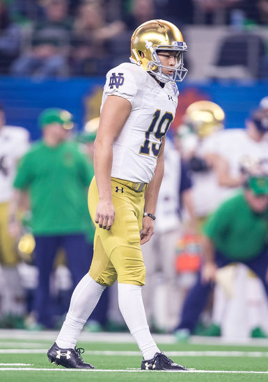 Notre Dame Kicker Justin Yoon 19 Editorial Stock Photo - Stock Image ...