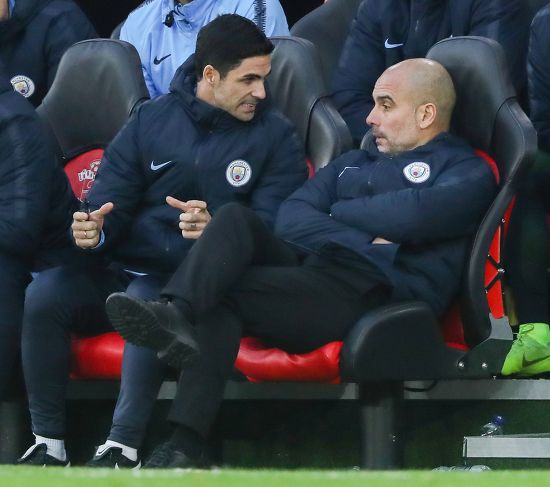 Manchester City Manager Pep Guardiola Assistant Editorial Stock Photo ...
