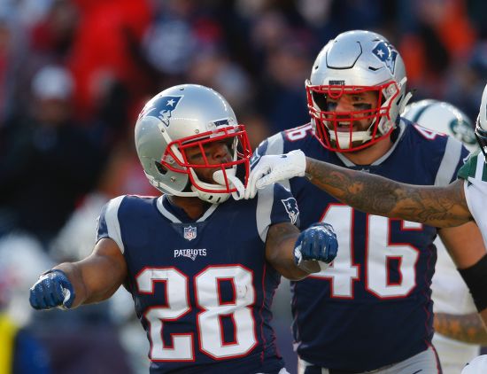 New England Patriots James White L Editorial Stock Photo - Stock Image ...