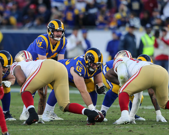 Los Angeles Rams Quarterback Sean Mannion Editorial Stock Photo - Stock ...
