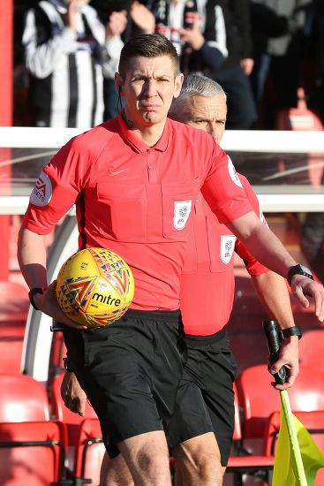 Referee Matthew Donohue During Efl Sky Editorial Stock Photo - Stock ...
